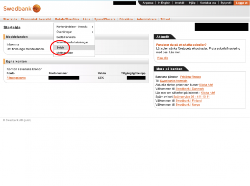 Swedbank Swish – BjornTech